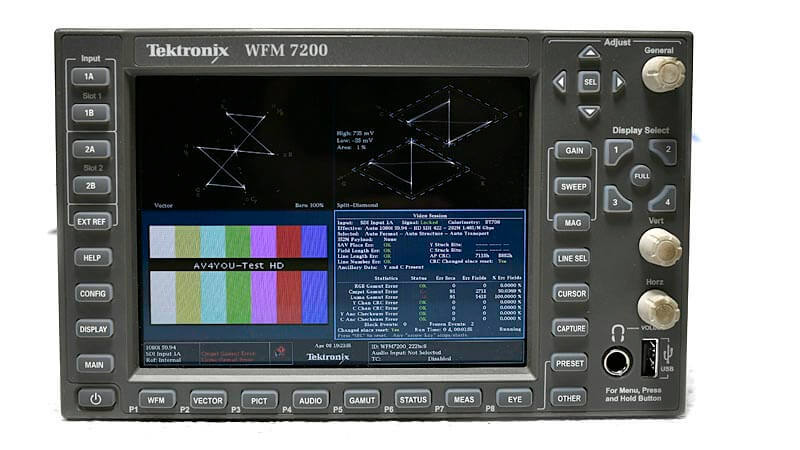 Купить Мониторы формы сигнала Tektronix WFM7200 HD/SD Waveform Monitor ...